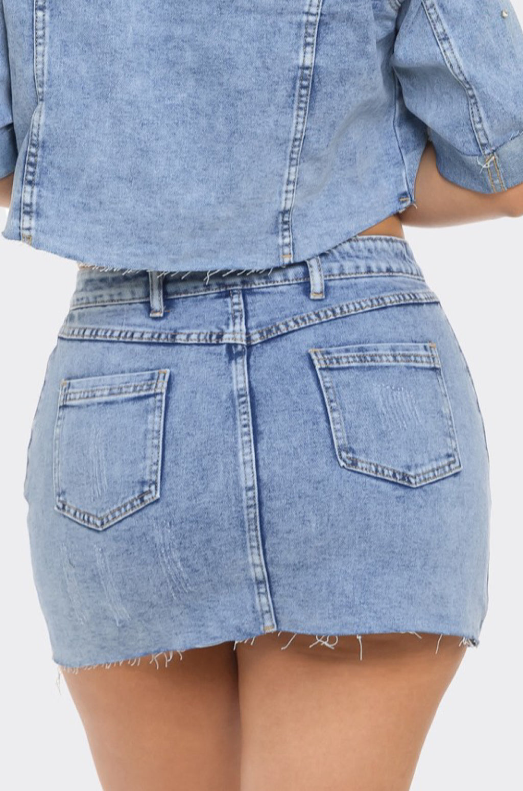 Rockstar Mini Denim Skirt – Hips Apparel